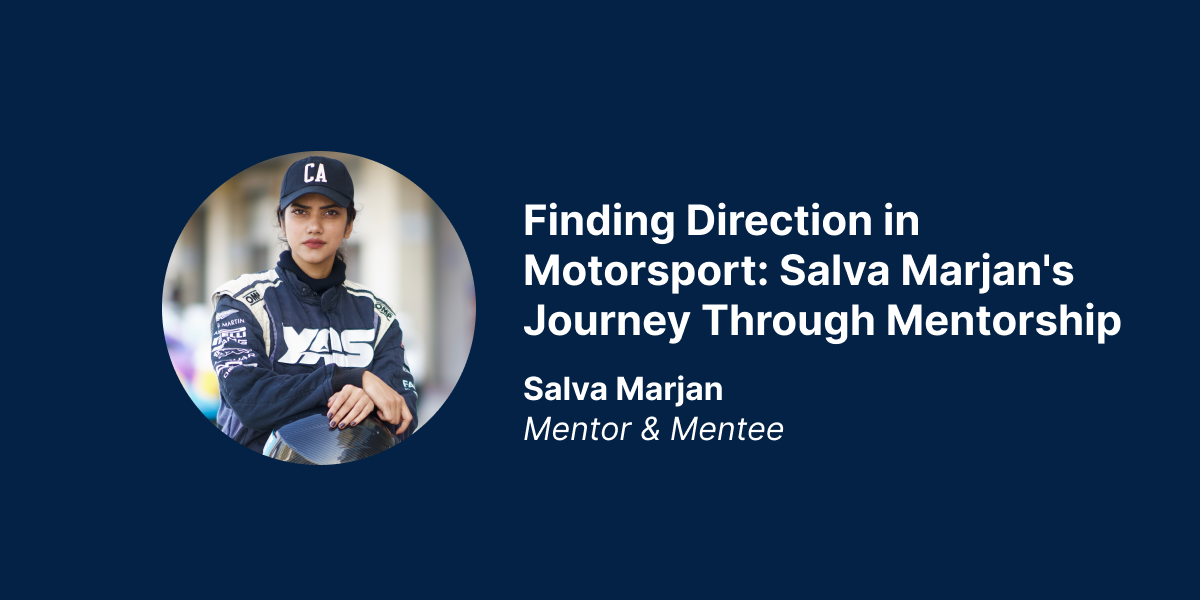 Finding Direction in Motorsport: Salva Marjan's Journey Through Mentorship
